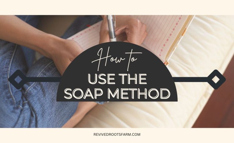 SOAP Bible Study Method | 4 Simple Steps + Free Printable